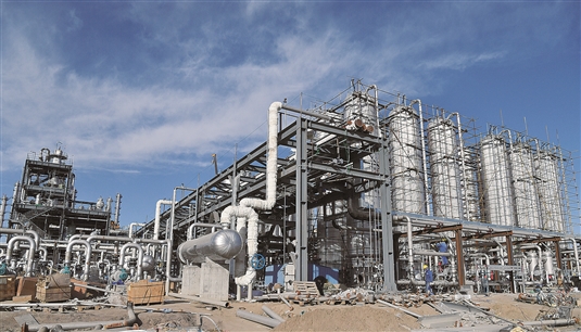 Crystalline silicon project reduces need for imports