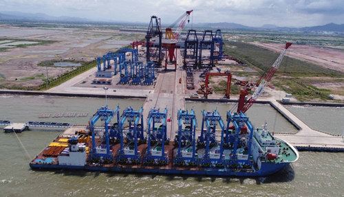 India port upgrades with cranes from SANY in Gaolan